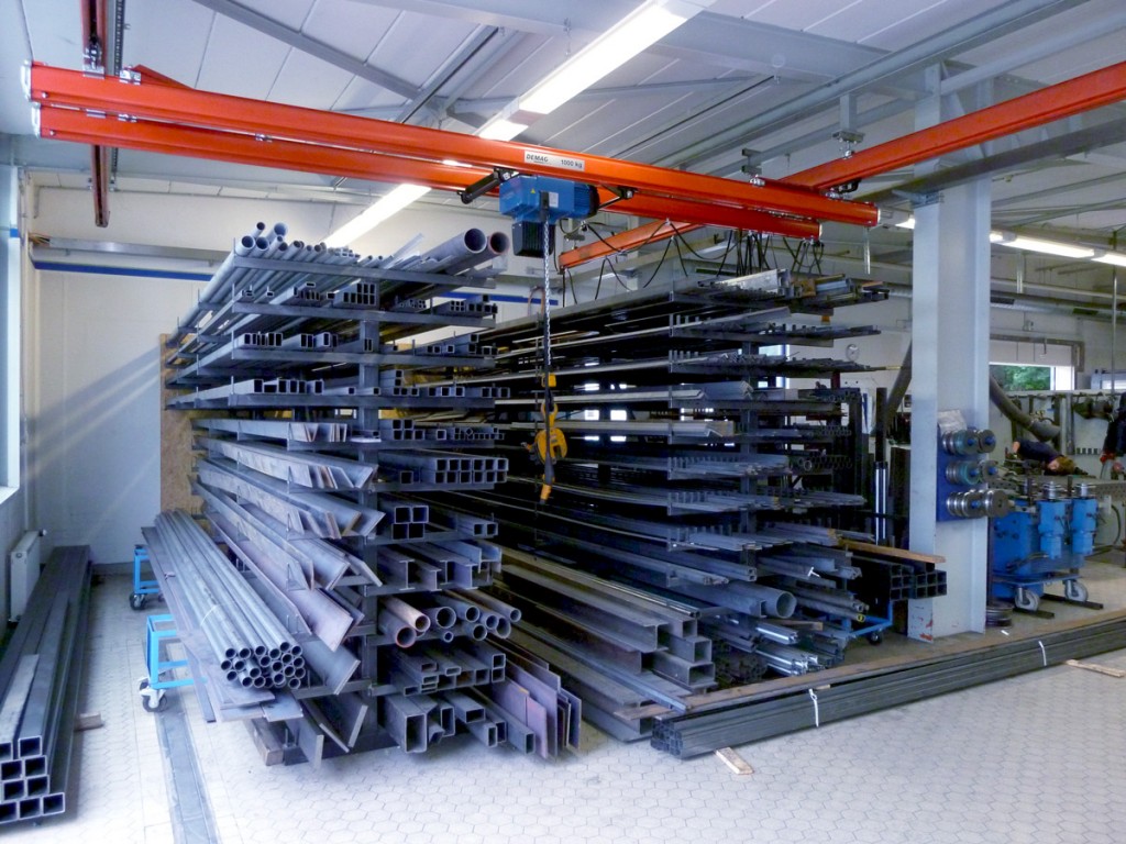 Materiallager – Wittmer Metallbau